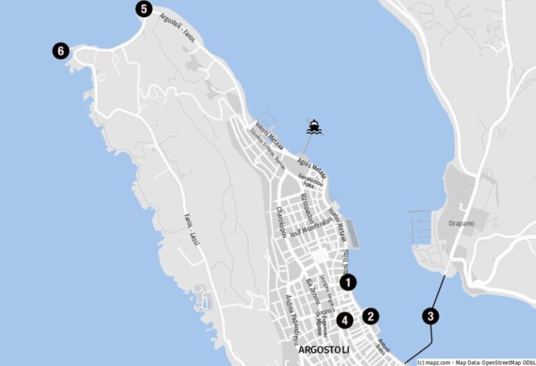 Kefalonia (Argostoli) auf eigene Faust