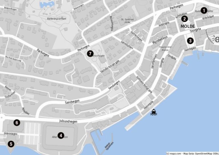 Molde auf eigene Faust - Landausflüge auf eigene Faust